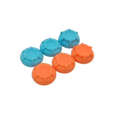 Cina 6 in 1 Multi Colors Elevated Textured Silicone Thumbstick Caps per Nintendo Switch 2 in vendita