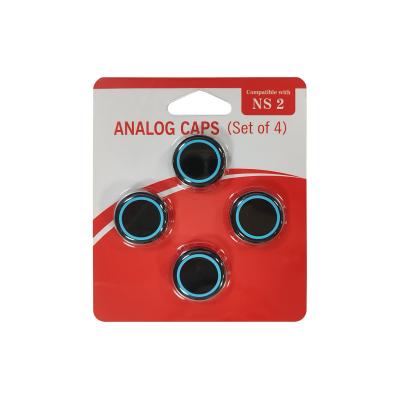 China Anti-Slip Texture Multi Colors Silicone Thumbstick Caps for Nintendo Switch 2 Blister Package for sale