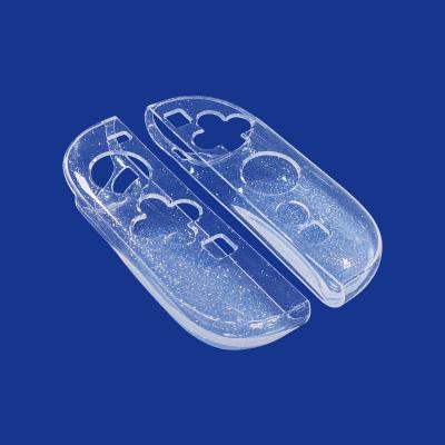 China Clear Glitter TPU Case for Nintendo Switch 2 Joy-Cons - Flexible Protective Sleeve for sale