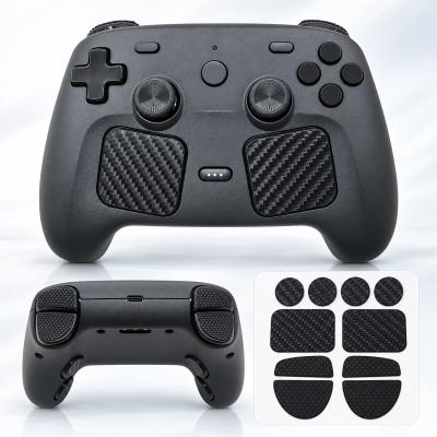 China 10 in 1 Full Function Anti-Slip Carbon Fiber Silicone Sticker Set For Steam Deck Controller 2 for sale