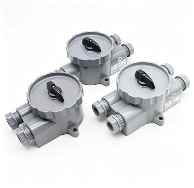China Marine  Watertight Switch HF2-2/2B, Waterproof Junction Box HF3-1, HF4-1 Change-over Switch with Socket for sale