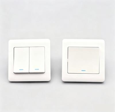 China HE-2N-1/HE-2N-2 Marine Cabin Wall Switch Single/Double-gang Two-way Control JXN-5 Concealed Box 16A 250V 4P/3P Pins ON-OFF for sale