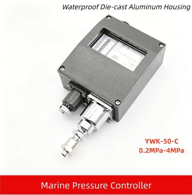 China YWK 50 C Type SPDT Pressure Controller & Small Marine Pressure Relay 1/2MPa 380V 3A IP44 for sale