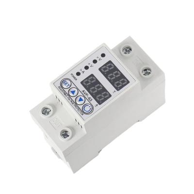 China CNLonQcom Single-Phase AC 12~230V Adjustable 40/63/80A Voltage OUPA AVP Relay Under-Voltage Protection LED Digital Display PC for sale