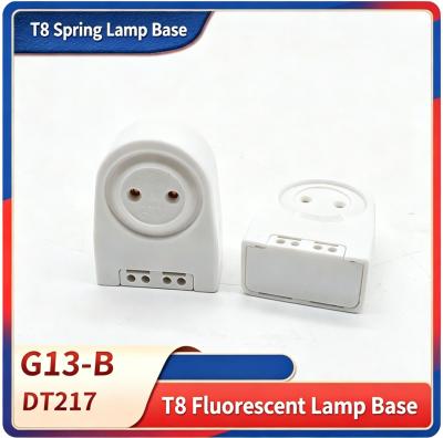 China Supergen Marine Fluorescent Steel Holder G13-B Cabin Light Pin T8 LED Tube Spring Holder DT-217 for sale