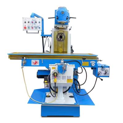 China Industrial Universal Head Vertical Bed Mill Machine For Vertical Milling 750w for sale