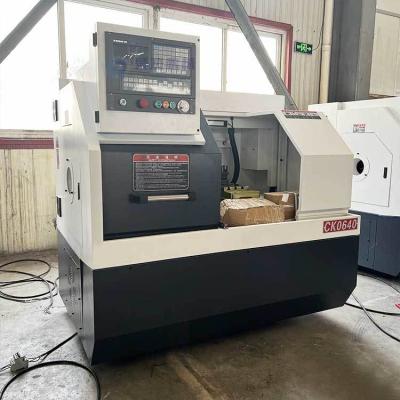 China CK0640 Single Spindle CNC Lathe Bar Feeder Automatic Horizontal Flat Bed Lathe for sale