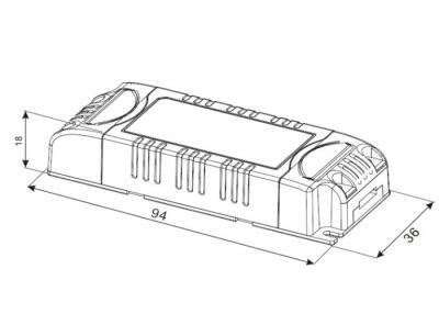 Cina 180 - 240V/CA 12w Dimmable ha condotto la prova costante di cortocircuito di tensione del driver in vendita