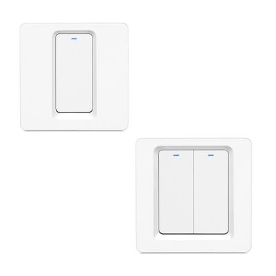 China Google Tuya Smart Switch Wireless Alexa Dimmer WIFI Switch Button for sale