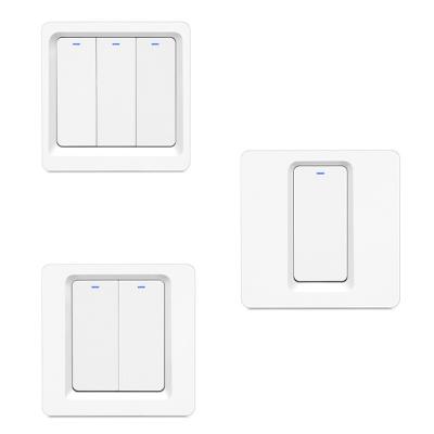 China Google Tuya Smart Switch Wireless Alexa Dimmer WIFI Switch Button for sale