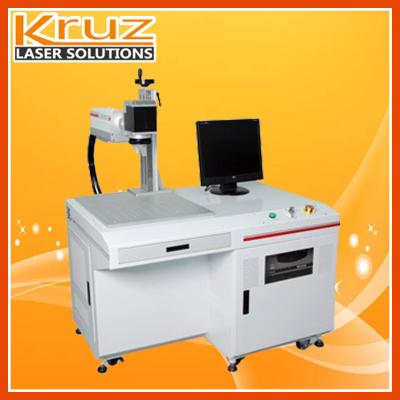 China Fiber laser marking machine 30W, air cooling system, no need of maintenance;Stable performance,  applied to metal . for sale