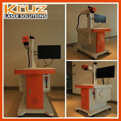 China Fiber laser marking machine 20W，applied to all kinds of materials. air cooling system for sale