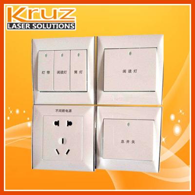 China Fiber laser marking machine, applied to all kinds of materials, such as metal, sannitary ware and plastic . for sale