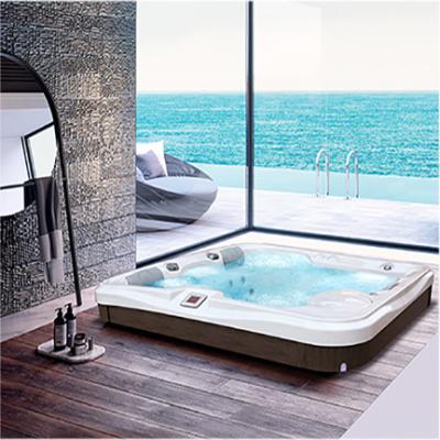 Cina Vasca da bagno acrilica ad allontanamento della pressione vasca idromassaggio con luce a LED in vendita