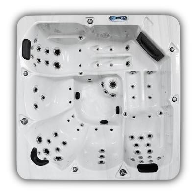 China 5 Person 3 Seats 2 Lounger Massage Hydrotherapy Hot Tube Spa Pool for Outdoor Comfort for sale
