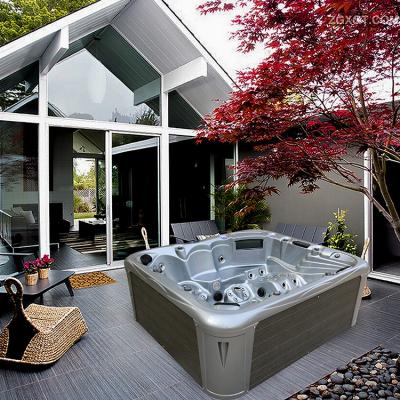 China Acryl Openluchtbathtub Whirlpool Massage Spa Ton voor 6 Mensen Te koop