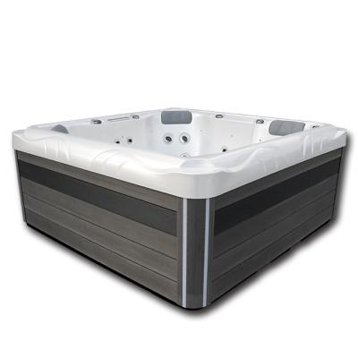 China Improve Sleep Relax Muscles Hot Tub With Overflow Fountain Outdoor for sale