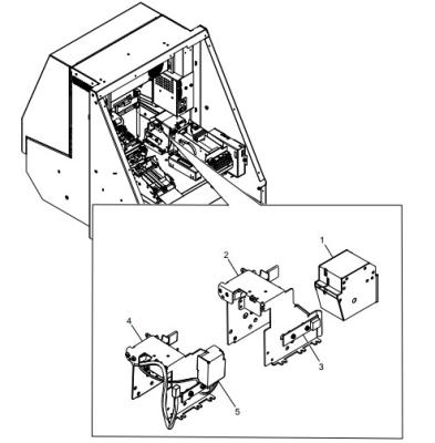 China ATM Spare Parts NCR LATCHFAST CARD CAPTURE BIN ASSEMBLY for sale