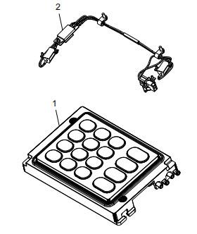 China ATM Spare Parts NCR CHINA EPP KEYBOARD for sale