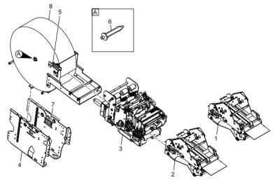 중국 필수 ATM 예비 부품 수신 프린터 판매용