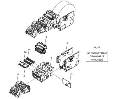 중국 ATM 예비 부품 STIRLING 2차 영수증 프린터 (두 롤) 판매용