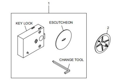 중국 내구성 있는 ATM 예비 부품 STANDARD LOCK 판매용