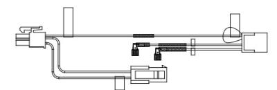 중국 ATM 예비 부품 445-0733567 IFD2 MCRW SHORT LINKER HARNESS, 0.08M 판매용
