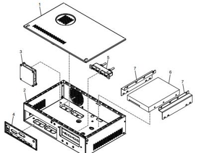 Cina Parti di macchine bancomat MINI PC CORE in vendita