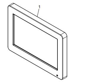 Cina Parti della macchina ATM COMPACT OPERATOR PANEL 445-0753129 Display - 7 pollici COP in vendita