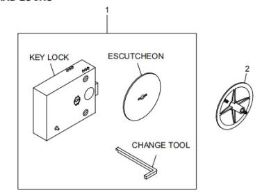 Cina Parti di macchine ATM STANDARD LOCK 009-0022660 445-0744803 in vendita