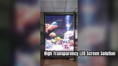 LED perforated screen