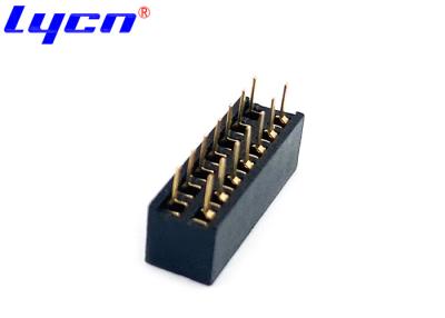 Китай высота 3.4mm заголовка PCB тангажа 1.27mm женская с минимальной сдерживающей силой 0.4KGF продается