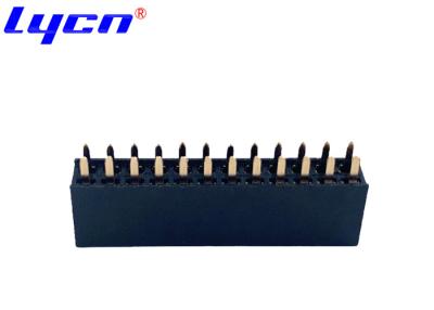 Cina valutazione corrente dell'intestazione del passo di 2mm del connettore della IMMERSIONE femminile di altezza 4.3mm 2,0 AMP in vendita