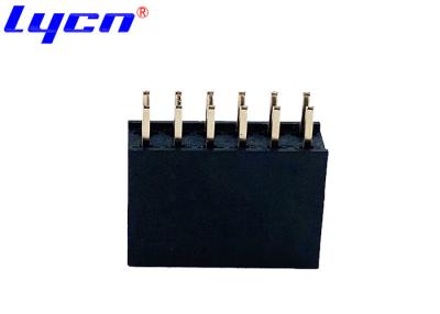 中国 2.54mmの二重列180°DIP H=11mm女性ヘッダーのコネクターの補入PA9T 販売のため