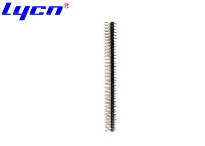 中国 金Palting 2.54mm Pinヘッダーのコネクターの女性の単一の列600V AC/分 販売のため