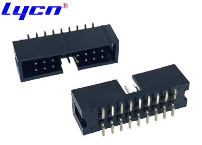 中国 箱ヘッダーのコネクター2.54mmピッチPA9Tのめっきの表面処理に乗るケーブル 販売のため