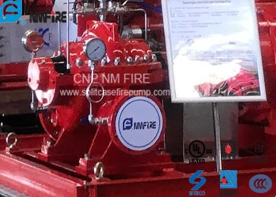 China Horizontal Centrifugal Fire Pump Ductile Cast Iron With Air / Water Cooling for sale