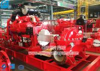 China UL FM Diesel Engine Fire Pump Set Horizontal Split Case Fire Fighting Pumps for sale