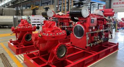 Cina NFPA 20 Pompe standard antincendio per soppressione superiore del fuoco 110-284PSI 4500GPM in vendita