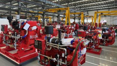 中国 6500 GPM Split Case Fire Pump Driven By  Diesel Engine For Industrial Fire Safety 販売のため