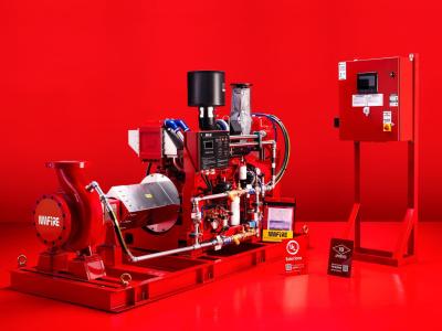China Electric Motor UL End Suction Fire Pump with 500GPM Flow and Electric or Diesel Power Source for sale