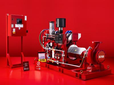 China Diesel/Electric Fuel End Suction Fire Pump with Ductile Cast iron Casing 2980 Rpm for sale