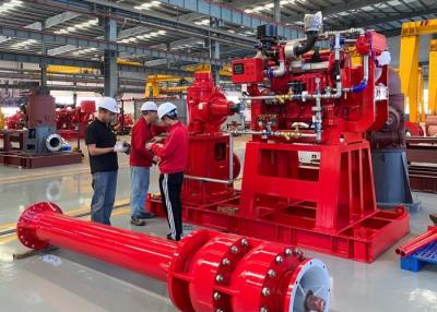 China UL/FM 300GPM 1480/1760RPM 2-12 Stage Vertical Turbine Fire Pump | NFPA20 Certified for sale