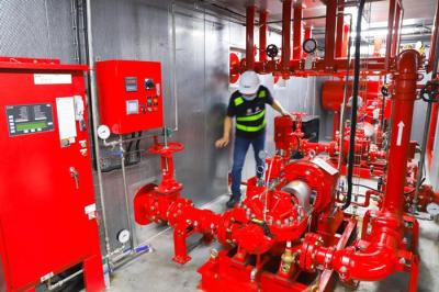 중국 UL/FM에 의하여 목록으로 만들어진 미끄럼은 289 피트 불 펌프 포장을 수송 갱도를 위한 거치했습니다 판매용