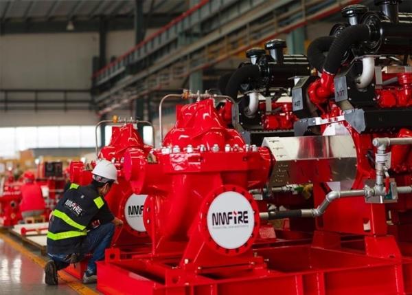 NMFIRE Two Stages Horizontal Split Case Diesel Engine Driven Fire Pump