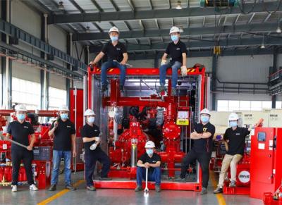 중국 1개의 자동차 1개 디젤 138PSI 머리 200GPM 끝 흡수 소화 펌프 판매용