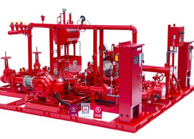 중국 2100L 연료 탱크와 수평선상 분할 케이스 소화 펌프 2000GPM 판매용