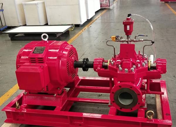 UL Listed 1000 GPM Electric Motor Driven Fire Pump Set Split Case Type