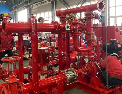 중국 NFPA20 표준 원심 불 수도 펌프 포장 750GPM@110PSI 판매용
