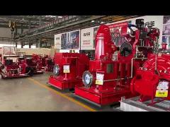 NM Fire Split Case Diesel Engine Driven Fire Pump Set Horizontal For Fire Fighting